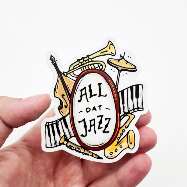 Home Malone 'All Dat Jazz' Vinyl Sticker – South Coast Baby Co